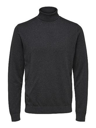 Selected SELECTED FEMME Homme Slhberg Roll Neck B Noos Maillot de survtement, Anthracite., XL EU
