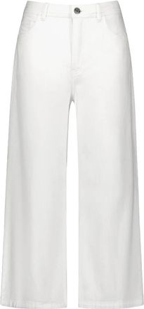 Taifun Moderne Culotte Jeans mit Stretchkomfort - - Jeans - Damen - Wei&szlig; - 2XL