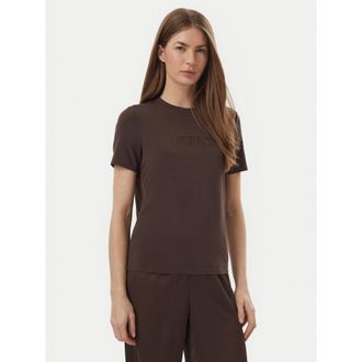Guess T-Shirt O6GI00 KBF92 Braun Regular Fit