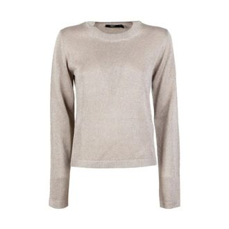 Seventy Femme, Pulls, Gris, Taille: 44 FR Tricot ras du cou