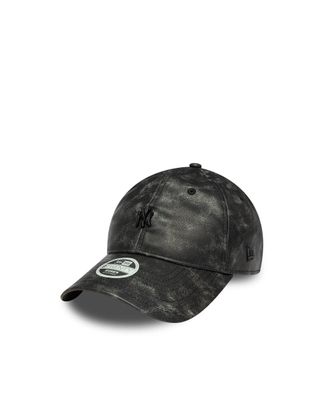New Era Womens Cap 9twenty Eco-Leather Black Hat