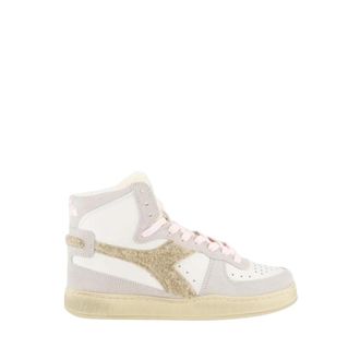 Diadora Basket Chalet Wei&szlig;/Teddy Sneakers - - Shoes - Damen - Wei&szlig; - 38 EU