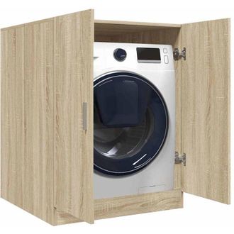vidaXL Waschmaschinenschrank Sonoma-Eiche 70,5x71,5x91,5 cm - Vidaxl