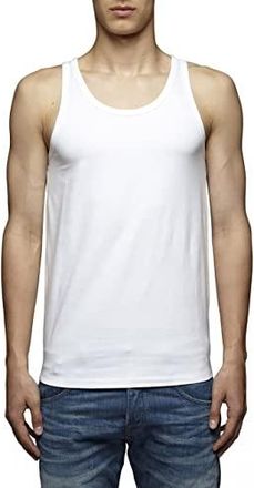 Jack & Jones Basic - Débardeur - Uni - Col Ras du Cou - sans Manche - Homme - Blanc (White) - X-Large (Taille Fabricant: XL)