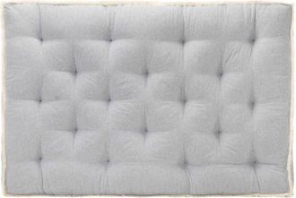 vidaXL Coussin de canap&eacute; palette Gris 120x80x10 cm Vidaxl