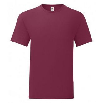 Fruit Of The Loom Herren Iconic T-Shirt (5er Pack) (Burgund)