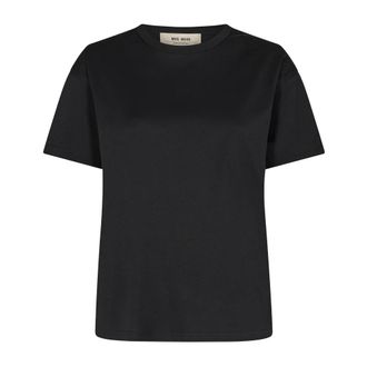 Mos Mosh Klassisches Schwarzes Tee-Top - - Tops - Damen - Schwarzk - XS