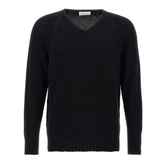 Maryya Maryya, Homme, Pulls, Noir, Taille: XL Pull Bouclé