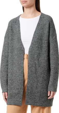 Raido Womens Strickjacke, Dunkelgrau Melange, XL/XXL