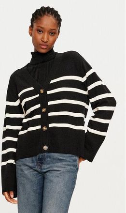 Pieces Strickjacke Sia 17150971 Schwarz Loose Fit