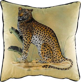 furn. Evans Lichfield Kibale Kissenbezug, Leopardenmuster, Mehrfarbig, 50 x 50cm