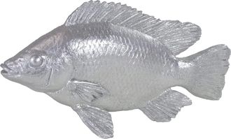 Casablanca Figur Fisch Poly Silber H&ouml;he 15cm L&auml;nge 26cm