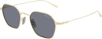 Montblanc Montblanc, Homme, Accessoires, Jaune, Taille: 50 MM Mb0472S Lunettes de soleil