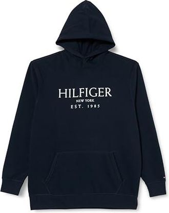 Tommy Hilfiger Sweat &agrave; Capuche Homme avec Logo, Bleu (Desert Sky), XXL
