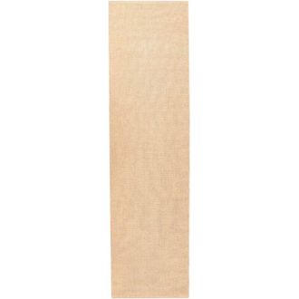 Beliani Tapis Rustique en Jute Tress&eacute; 80 x 300 cm Rectangulaire Accessoire Salon Chambre Couloir Beige Nanded