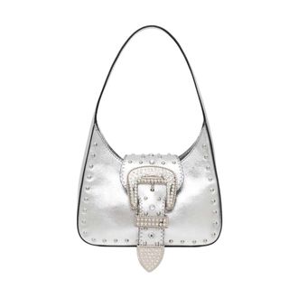 Moschino Mini Umh&auml;ngetasche - - Bags - Damen - Grau - ONE SIZE