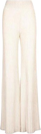 Balmain Femme, Pantalons, Blanc, Taille: 36 FR Wide Pantalons