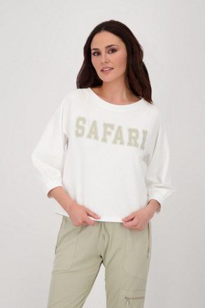 Monari Sweatshirt mit Schriftzug