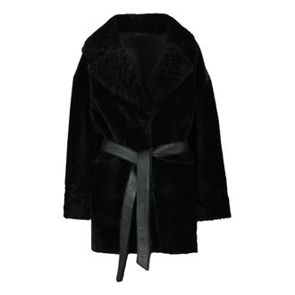 S.W.O.R.D 6.6.44 Montone Coat - - Coats - Damen - Schwarzk - L