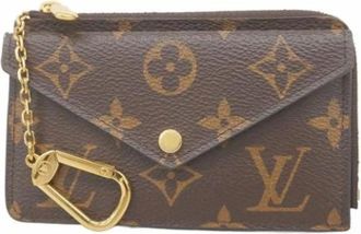 Louis Vuitton unisex, Pre-owned, Brun, Taille: ONE Size Portefeuille en tissu Pre-owned