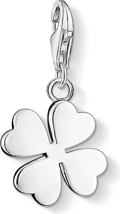 Thomas Sabo Thomas Sabo Damen Charm-Anhänger Kleeblatt Glücksbringer Charm Club 925 Sterling Silber 0884-001-12