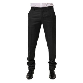Dolce & Gabbana Homme, Pantalons, Noir, Taille: L Pantalon de costume