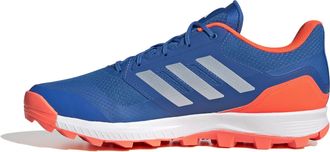 adidas Unisex Flexcloud Hockey-Schuhe, Bright Royal/Zero Metalic/Team Solar Orange, 44 2/3 EU