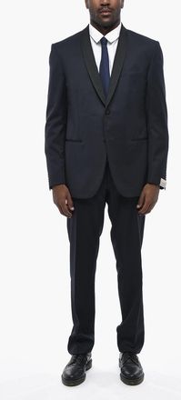 Corneliani Anzug CERIMONIA ACADEMY mit Schalkragen aus Satin Corneliani