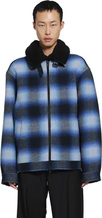 Balenciaga Flannel Bomber Jacket