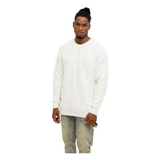 Carlo Colucci Homme, Pulls, Blanc, Taille: M C10006 59 Sweater