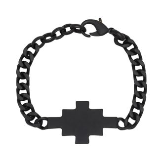 Marcelo Burlon Homme, Accessoires, Noir, Taille: ONE Size Bracelet Croix