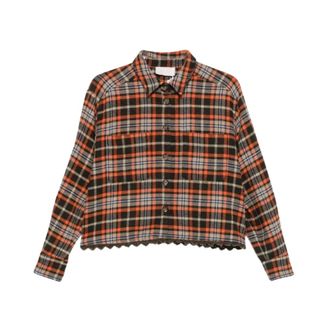iBlues Chemisette en flanelle Iblbalco - Femme - Blouses et Chemises - Multicolore - Taille: 38 FR