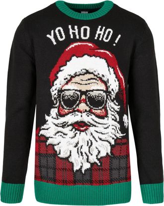 Urban Classics Ho Ho Ho Pullover f&uuml;r Herren (Schwarz)