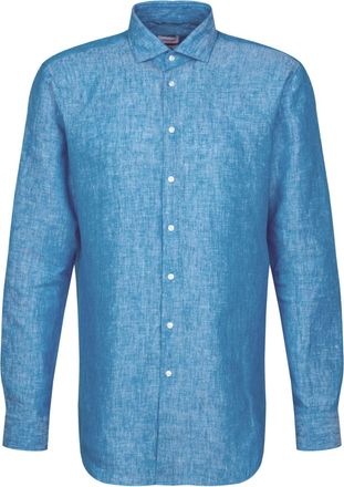 Seidensticker Herren Business Hemd - Hemd mit geradem Schnitt - Regular Fit - Langarm - Kent-Kragen - 100% Leinen