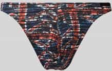 HOM Slim Fit Slip mit Strukturmuster Modell Malcom