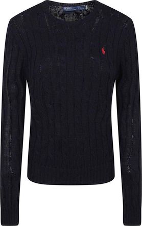 Polo Ralph Lauren Pull Col Rond - Bleu Fonc&eacute;