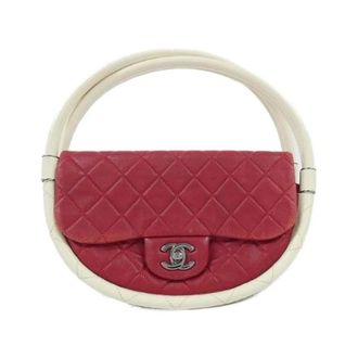 Chanel unisex, Pre-owned, Rouge, Taille: ONE Size Sac bandouli&egrave;re en cuir dagneau Pre-owned