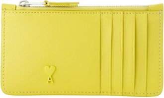 Ami unisex, Accessoires, Jaune, Taille: ONE Size Ami de Coeur Zipped Card Holder