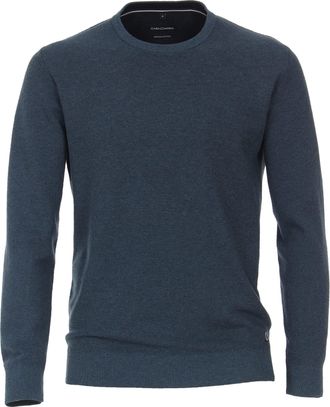 Casamoda Herren Pullover mit Rundhalsausschnitt (413705800), Gr&ouml;&szlig;e:M, Farbe:Aqua bis Petrol (192)