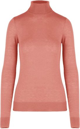 Bomboogie Homme, Pulls, Rose, Taille: M Col roul&eacute; slim en m&eacute;lange de laine m&eacute;rinos