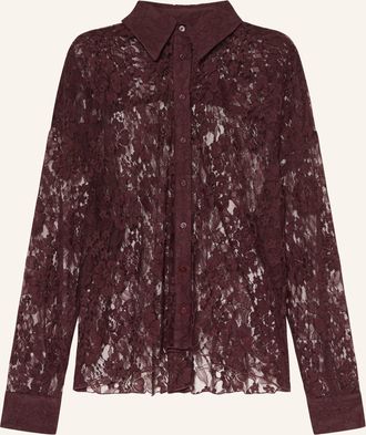 Darling Harbour Darling Harbour Hemdbluse Aus Spitze rot