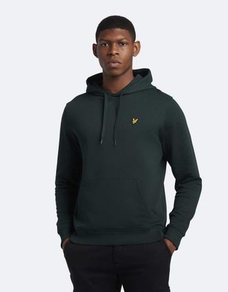 Lyle & Scott Kapuzenpullover in Dunkelgr&uuml;n
