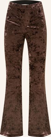 BA&SH Ba&Sh Marlenehose Lolita Aus Samt braun