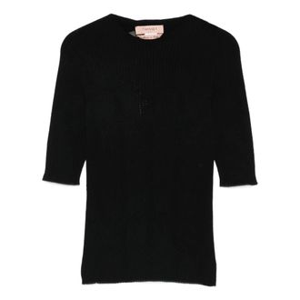 Twinset Damen, Strickwaren, Schwarzk, MGr&ouml;&szlig;e