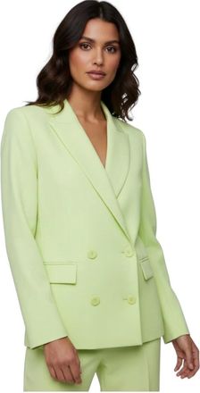 Patrizia Pepe Femme, Vestes, Vert, Taille: 34 FR Blazer Double-Bouton