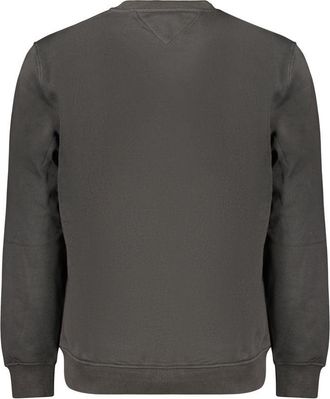 Tommy Hilfiger Logo-Embroidered Cotton Sweatshirt - Black