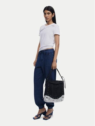 Desigual Rucksack 25WAKP11 Schwarz