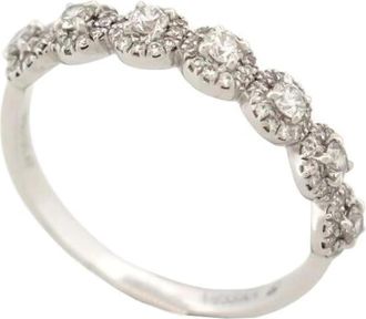 Messika Ring - MESSIKA RING T55 WEISSGOLD 18K 2.7GR ALLIANZ MIT 7 - Gr. ONESIZE - in Silber - f&uuml;r Damen