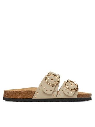 Only Shoes Pantoletten Onlmaxi-15 Pu Studs Buckle 15341190 &Eacute;cru