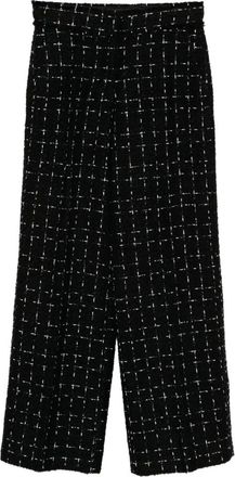 Karl Lagerfeld Femme, Pantalons, Noir, Taille: 38 FR Pantalon en tissu boucl&eacute;